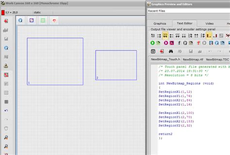 About The Touch Panel Function In Bitmap LCD Bitmap LCD Software Tool Blog About GLCD
