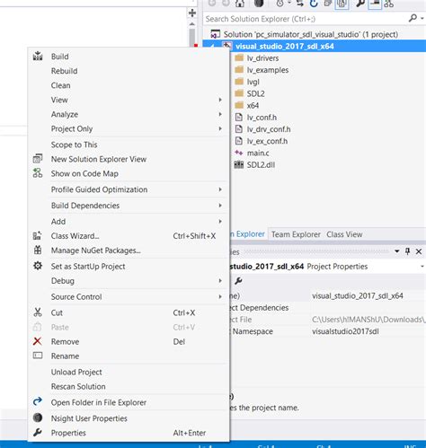 Visual Studio Simulator Get Started LVGL Forum