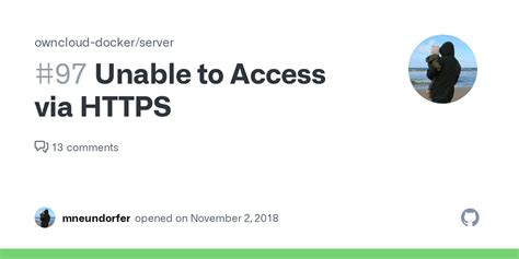 Unable To Access Via · Issue 97 · Owncloud Dockerserver · Github