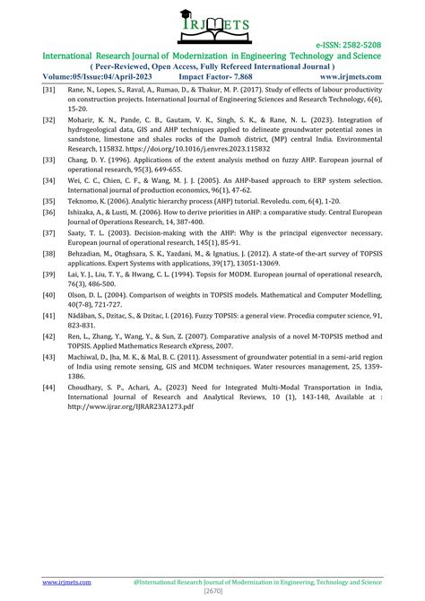 Multi Criteria Decision Making Mcdm As A Powerful Tool For Sustainable Development Effective