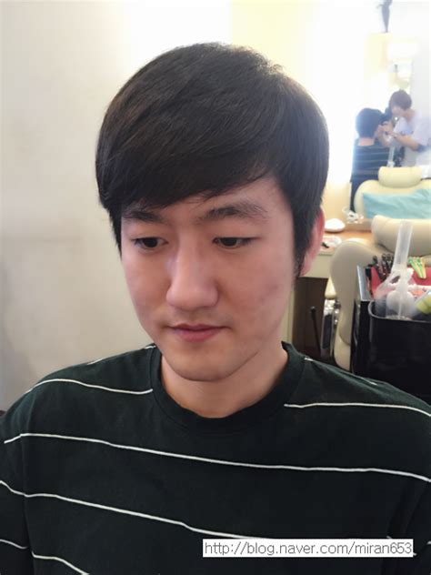 긴 얼굴형에 어울리는 남자 헤어스타일 포마드헤어 네이버 블로그