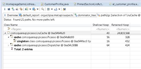 android how to proceed with finding memory leaks after pulling