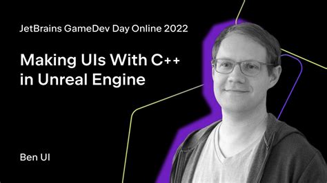 Jetbrains Rider On Twitter 📢 Making Uis With C In Unreal Engine By