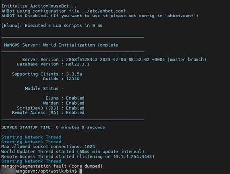 Mangossegmentation Fault Core Dumped Peer To Peer Technical