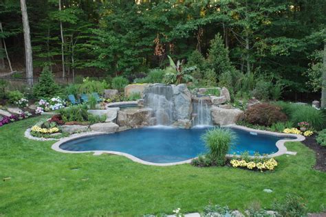 Bergen County Nj Inground Swimming Pool Design And Installation Eclectic Pool New York