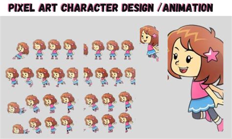 Design Pixel Art Character 2d Spritesheet Animation Sprite Sheet Animation By Davescott17 Fiverr