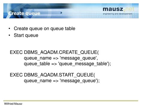 Ppt Oracle Advanced Queueing Powerpoint Presentation Free Download Id4974502