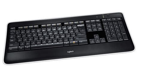 Logitech K800 Wireless Illuminated Keyboard Providing The Light To Work Into The Night Pcworld