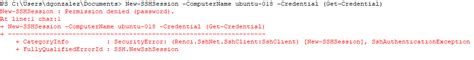 Powershell Cant Connect To Linux Via Ssh From Powergui Super User