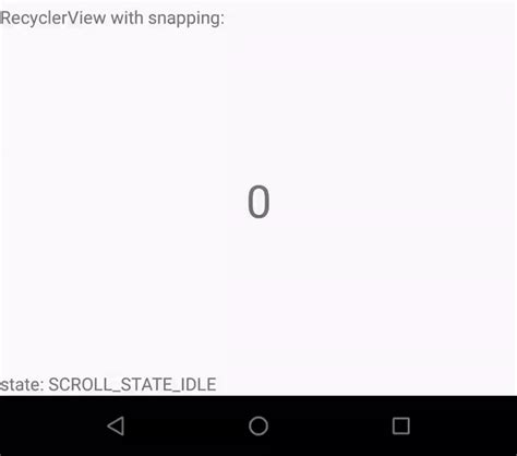 Android How To Get Soon To Be Selected Page While Settling Snapping Feature On Recyclerview