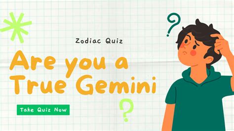 Gemini Quiz ZodiacReads
