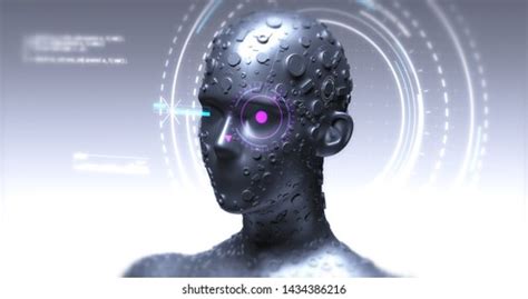 Advanced Ai Robot Machine Learning Technology Stock Illustration ...