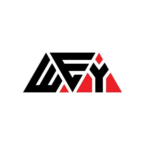 Wey Triangle Letter Logo Design With Triangle Shape Wey Triangle Logo