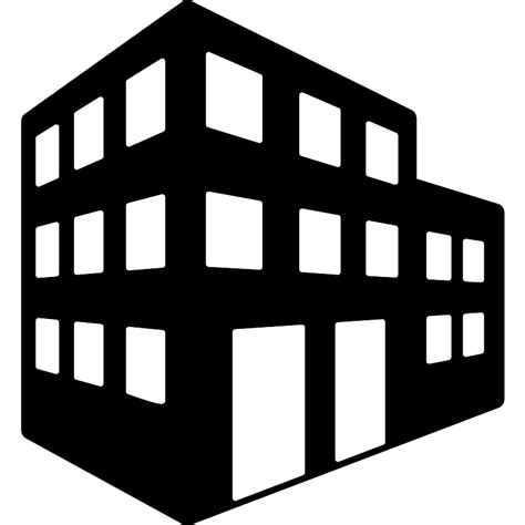 3d Building Vector Svg Icon Svg Repo Free Svg Icons