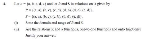 Solved 4 Let A A B C D E And Let R And S Be