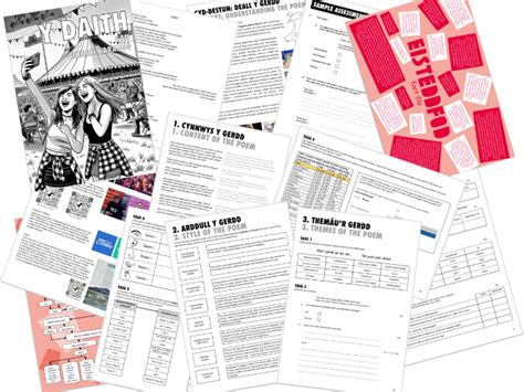 Tgau Cymraeg Craidd Llyfryn Y Daith Uned 4 Gcse Core Welsh Y Daith Booklet Unit 4