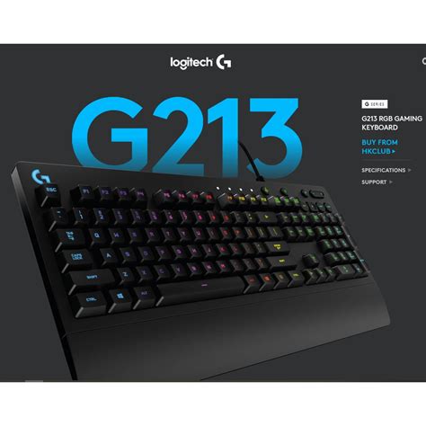 【ph Stpck】original Logitech G213 And G102 Prodigy Rgb Gaming Keyboard And Mouse Official Guarantee