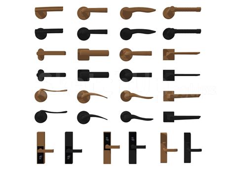 6607 Free Sketchup Door Handle Models Download