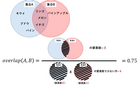 【技術解説】集合の類似度 jaccard係数，dice係数，simpson係数 ミエルカai は、自然言語処理技術を中心とした、rpa