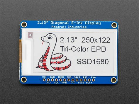 Overview Adafruit 213 Eink Display Breakouts And Featherwings