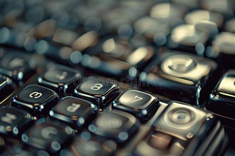 Close Up Photography Of Black Push Buttons On Keyboard Stock Image