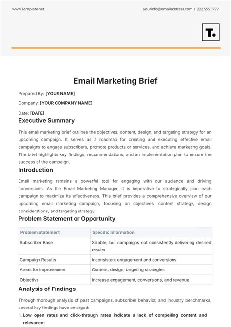 Email Marketing Why Problem Statement Unveiling Challenges