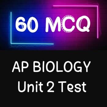AP BIOLOGY UNIT Test L Unit Cell Structure EDITABLE With ANSWER