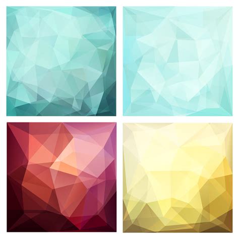 Set Of Abstract Crystal Backgrounds 21673384 Vector Art At Vecteezy