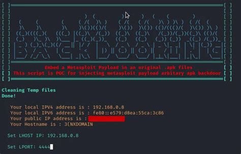 Embed Metasploit Payload On APK On Android File Cybergeneration