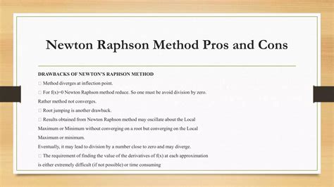 Newton Raphson Ppt