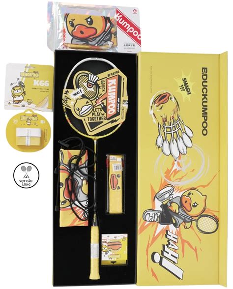 Set Vợt Cầu Lông Kumpoo B Duck Chính Hãng