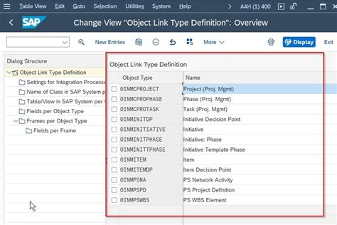 How To Define Object Link Type In SAP