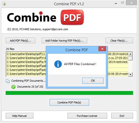 Combine PDF Software Merge Multiple Adobe PDF Files Windows