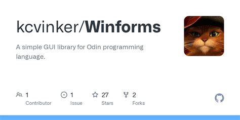 GitHub Kcvinker Winforms A Simple GUI Library For Odin Programming Language