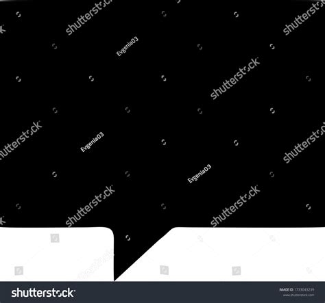 Vector Image Rectangular Dialog Box Stock Vector Royalty Free