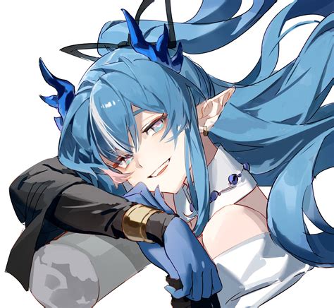 Ling Arknights Drawn By Tuoshui Fan Fanqie Danbooru