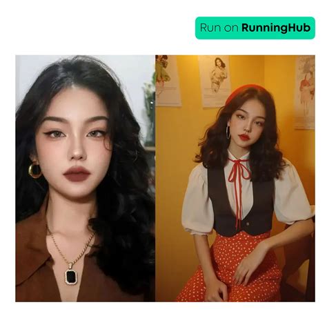 Switch the portrait style 人像写真切换造型风格 ComfyUI Workflow