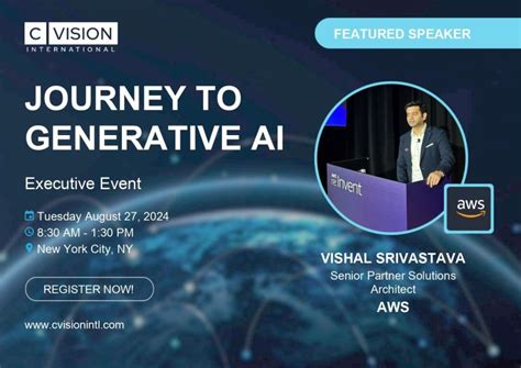 Vishal Srivastava On Linkedin “journey To Generative Ai” Event In