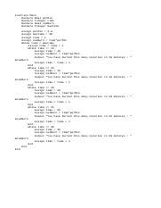Final Graded Project Part Pseudocode Txt Function Main Declare Real PerMin Declare Integer