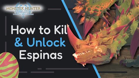 How To Kill And Unlock Espinas No Rng Monster Hunter Stories 3 Demo