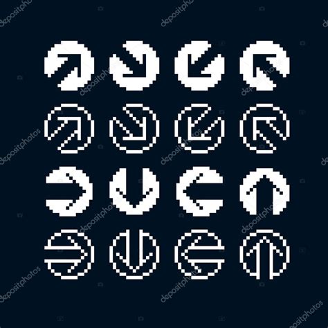 Set Of Retro Cursor Signs Stock Vector By Ostapius