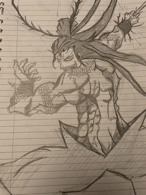 My Attempt At Drawing Lu Bu R Shuumatsunovalkyrie