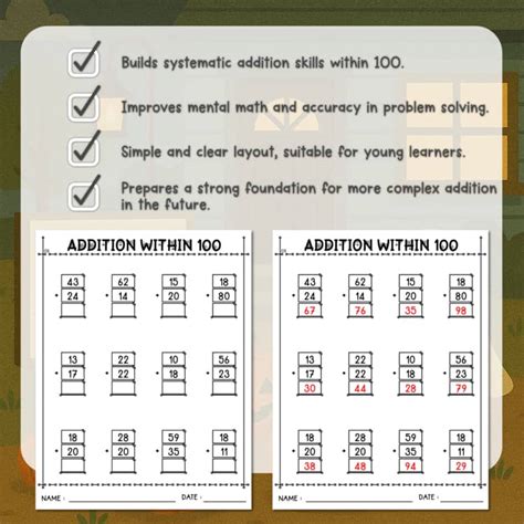 Addition Within 100 Two Digit Sums Regrouping And Mental Math Practice