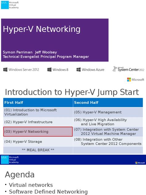 3 Hyper V Networking Pdf Hyper V Network Interface Controller