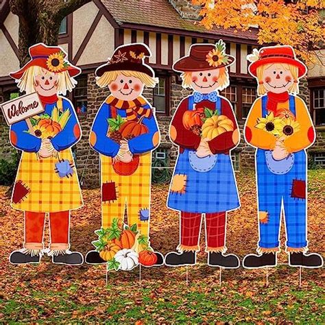 Sintuff 5 Pcs Fall Outdoor Decorations 32 28 X 9 53 Inch