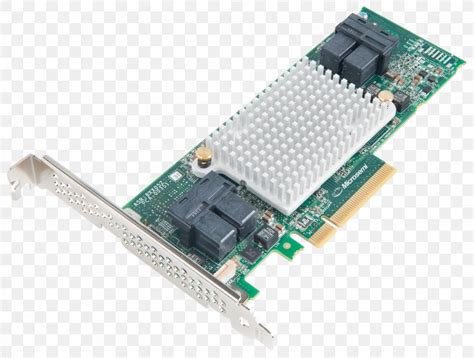 Host Adapter Serial Attached Scsi Adaptec Controller Pci Express Png