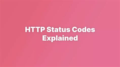 All Of The Status Codes Explained Accreditly