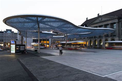 10 самых красивых остановок в мире Bus Station Roof Architecture Canopy Architecture