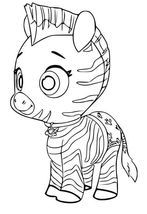 Dibujo E Imagen Tots Cebra Para Colorear Y Imprimir Gratis Para Adultos