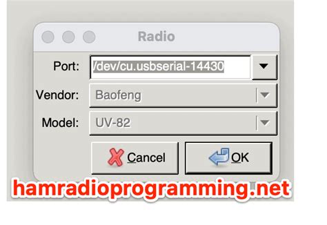 How to program baofeng UV-82 on mac - Baofeng Academy
